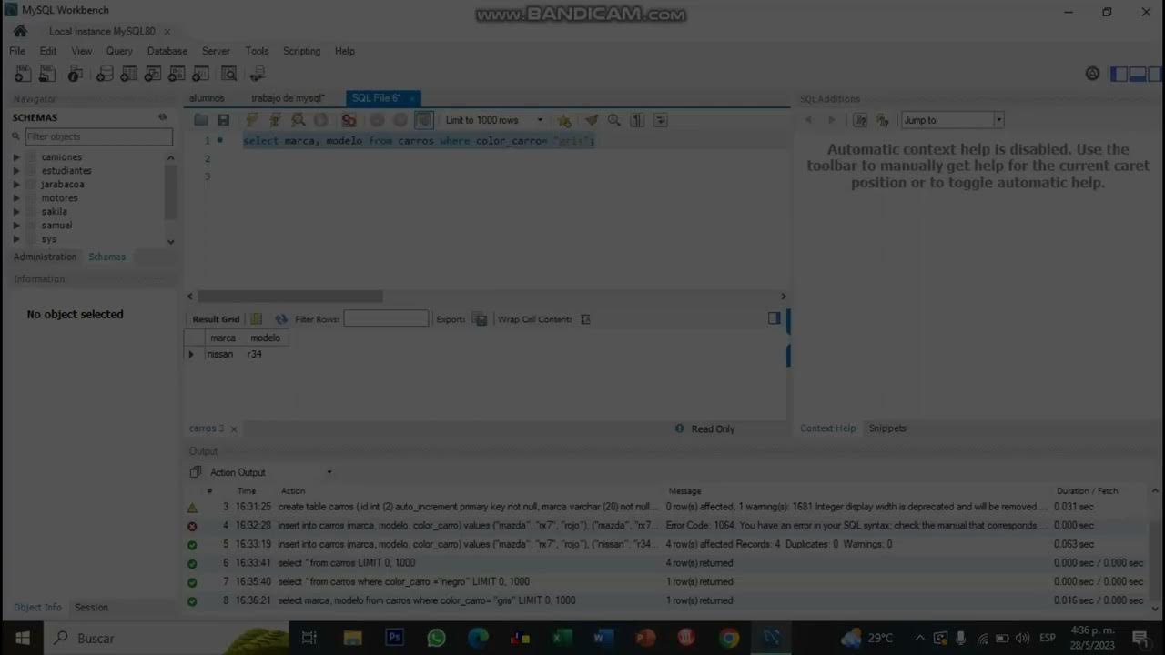 Como Crear una Base de Datos en MySQL Workbench - YouTube