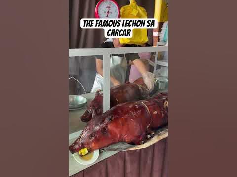 The famous lechon sa Carcar in Cebu City - YouTube