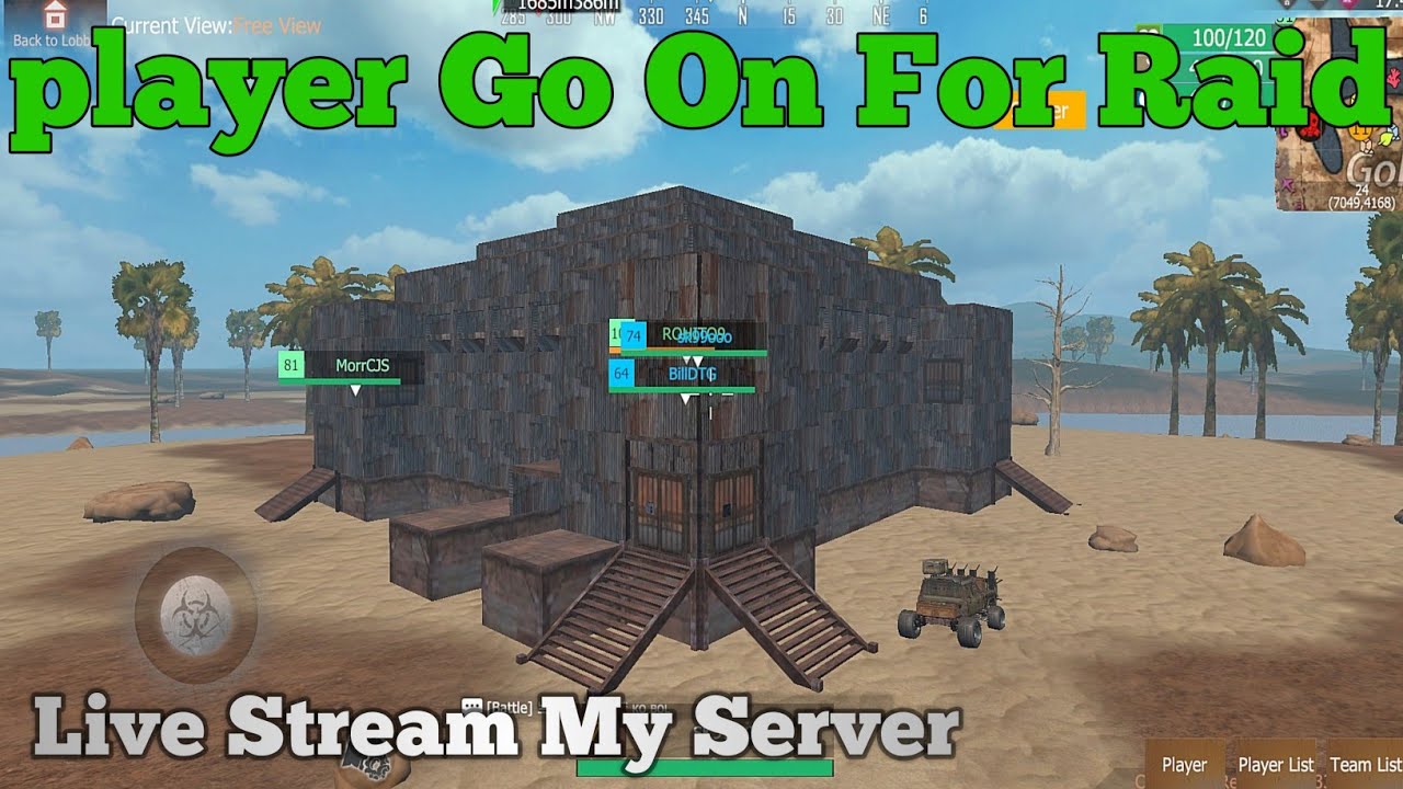 Player Go On For Raid My Server Live Stream || Last Day Rules Survival ...