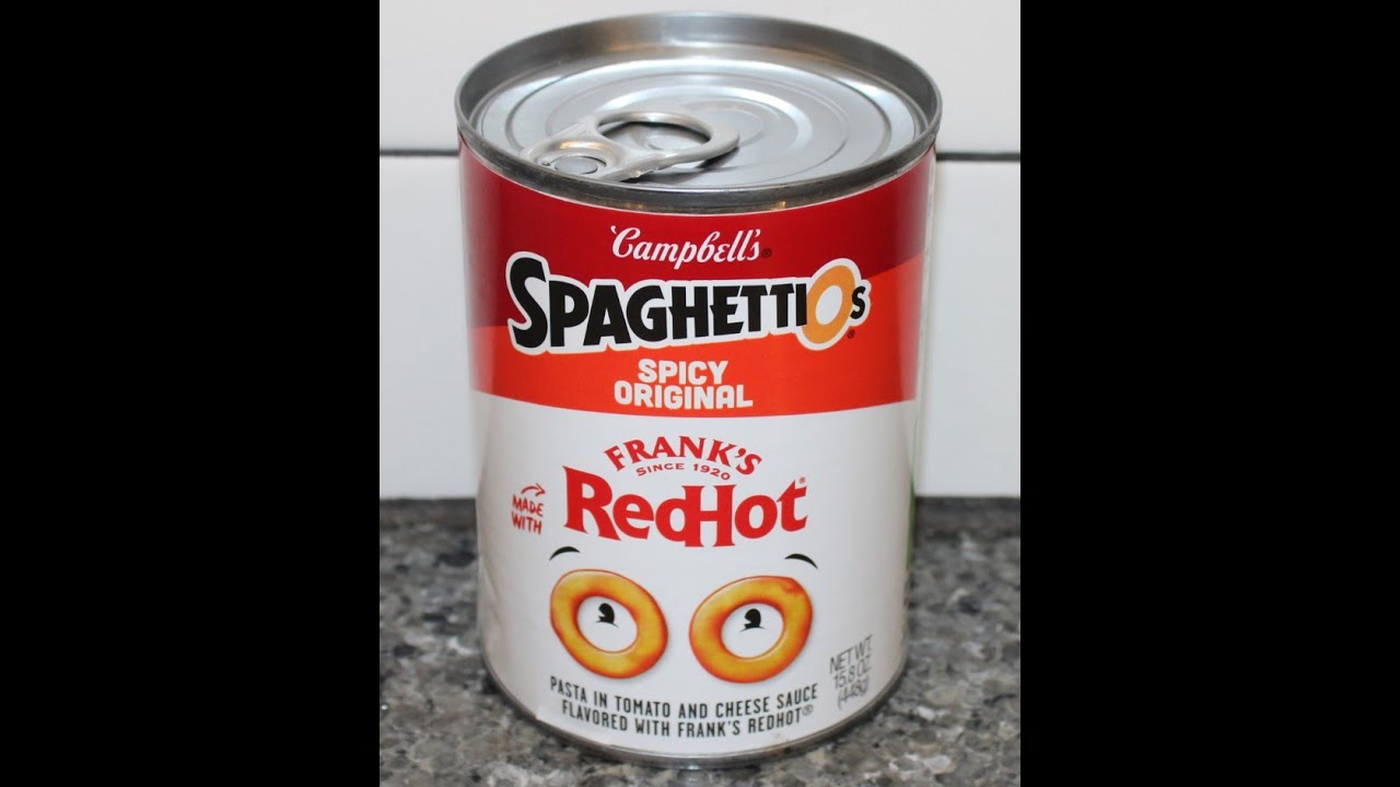 Campbell’s SpaghettiOs Spicy Original made with Frank’s RedHot Review ...