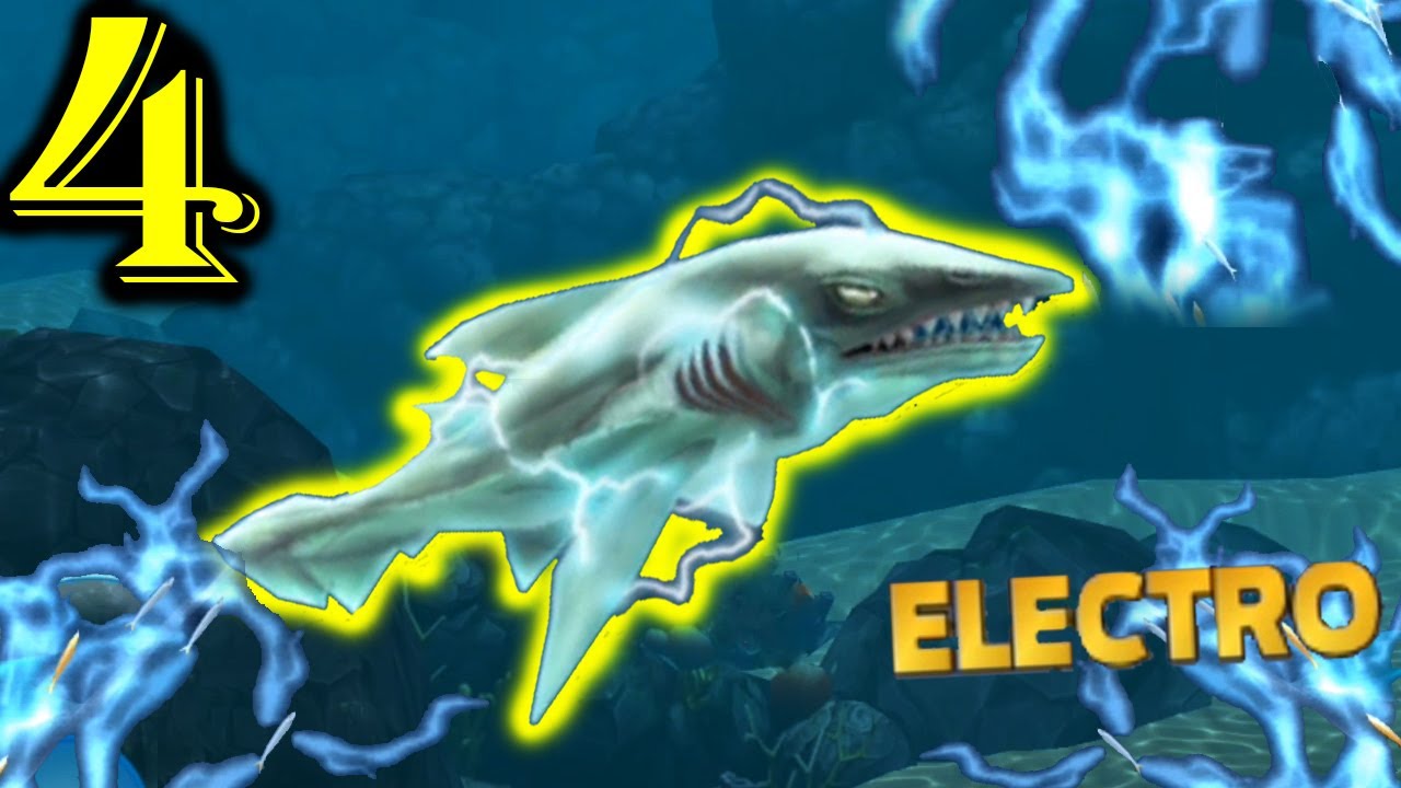 Hungry Shark Evolution Gameplay Walkthrough Part 4 - Electro Shark ...