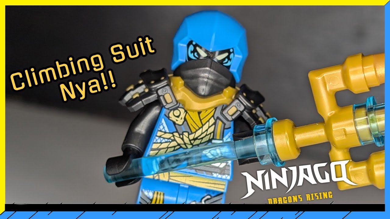 Lego Ninjago Magazine Minifigure Review!! (Climber Suit Nya!!!) - YouTube