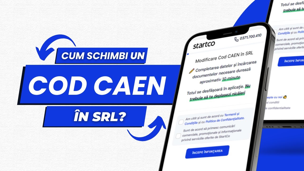 Cum schimbi un cod CAEN în SRL? - YouTube