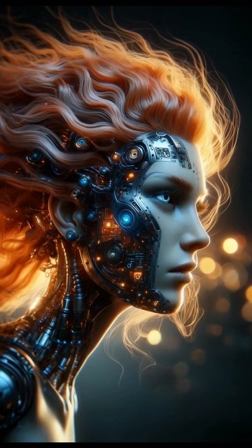 Beautiful Female Terminator💥 Memories of Terminator#ai#terminator3# ...