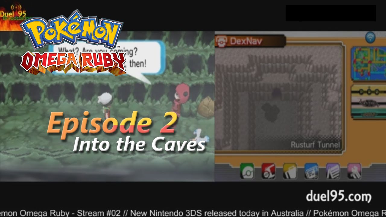 Pokémon Omega Ruby #02 - Into the Caves - YouTube