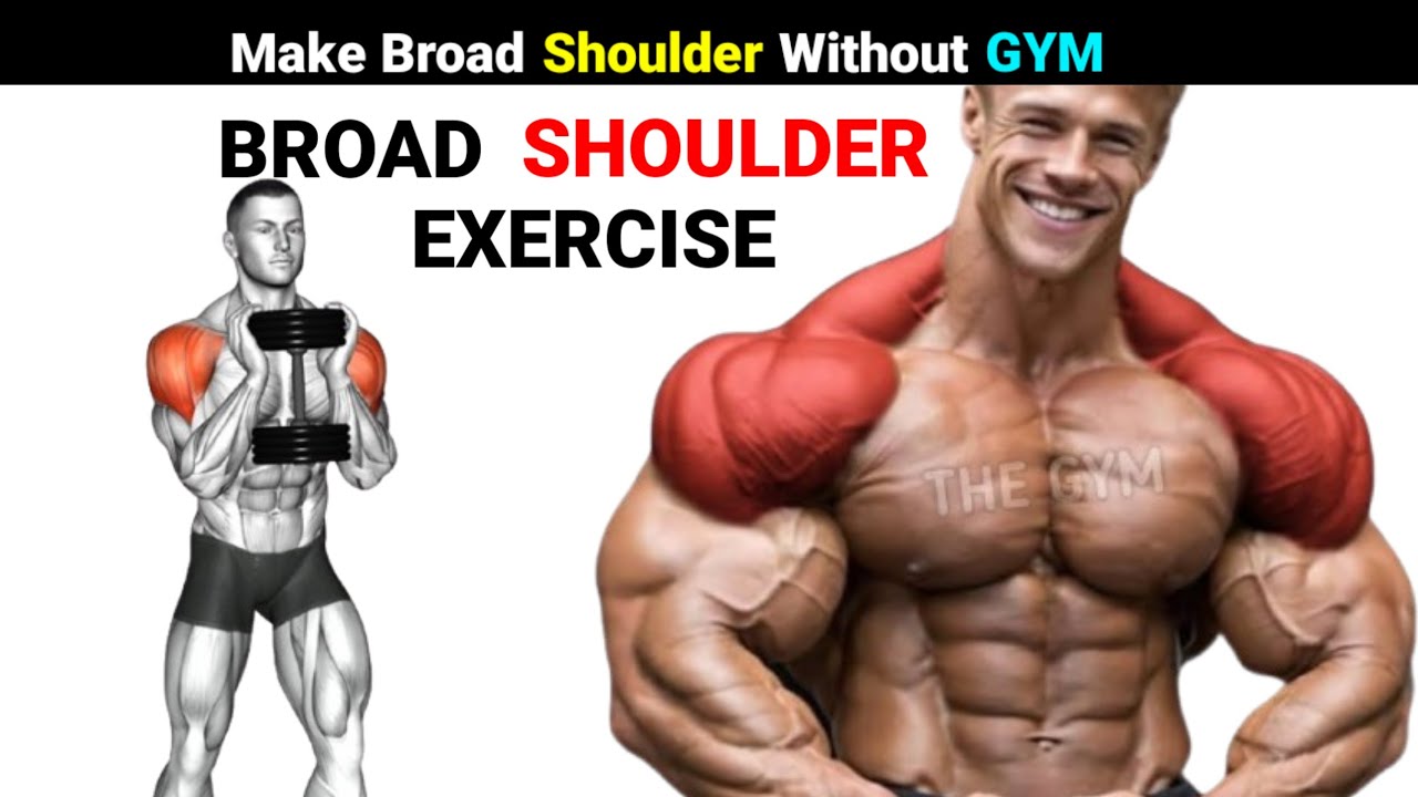 Make Broad Shoulder with Dumbbell at Home l Shoulder Workout - YouTube