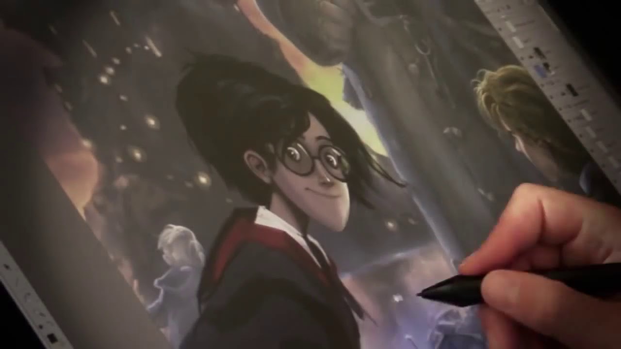 Jonny Duddle illustrating Harry Potter - YouTube