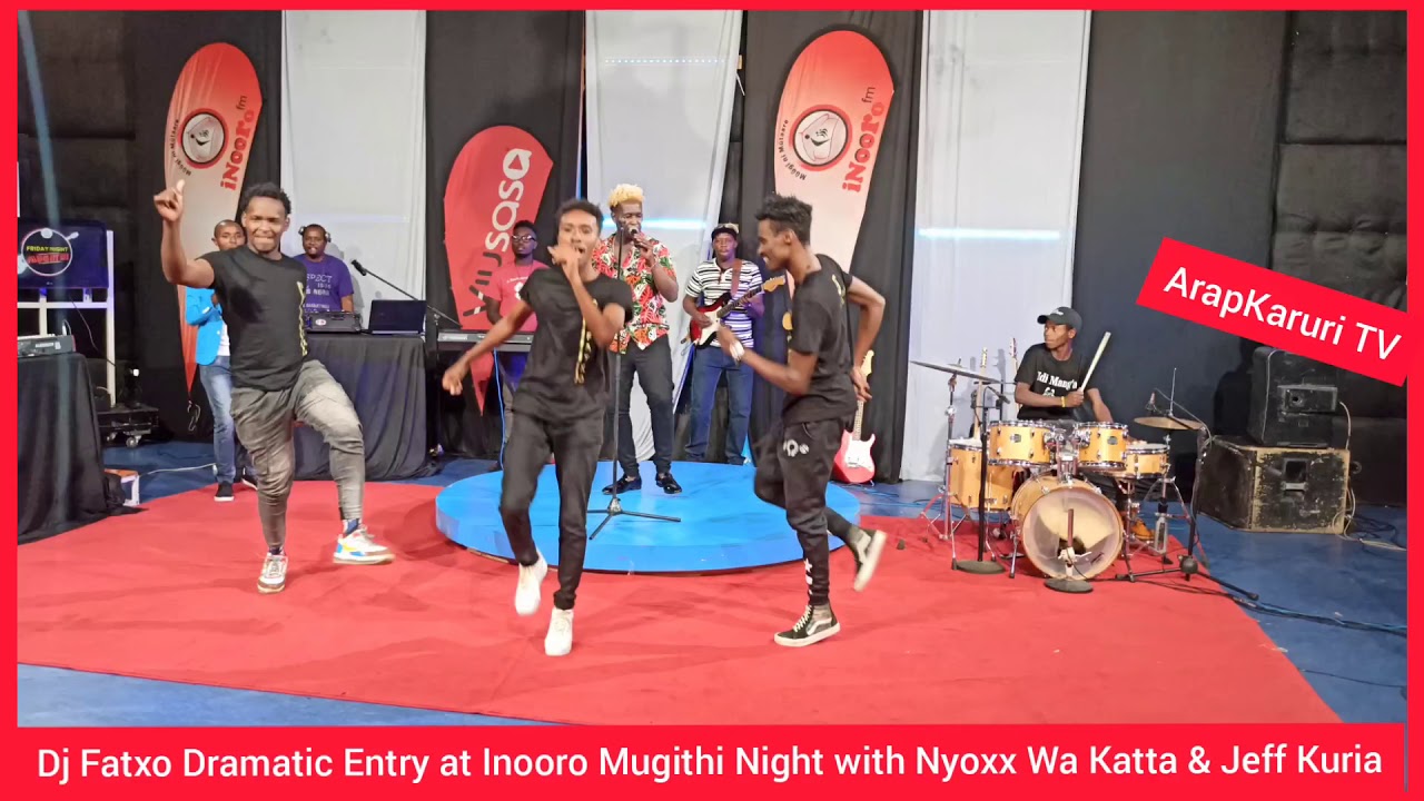 Dj FATXO Dramatic Entry at Inooro FM/TV Mugithi NIGHT With Nyoxx Wa ...