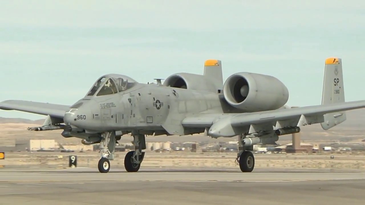 A-10 Thunderbolt Operations at Nellis AFB, NV in HD - YouTube