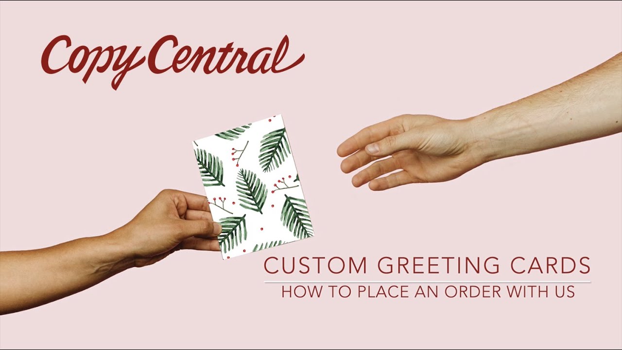 Greeting Cards - How to place an order with us! - YouTube