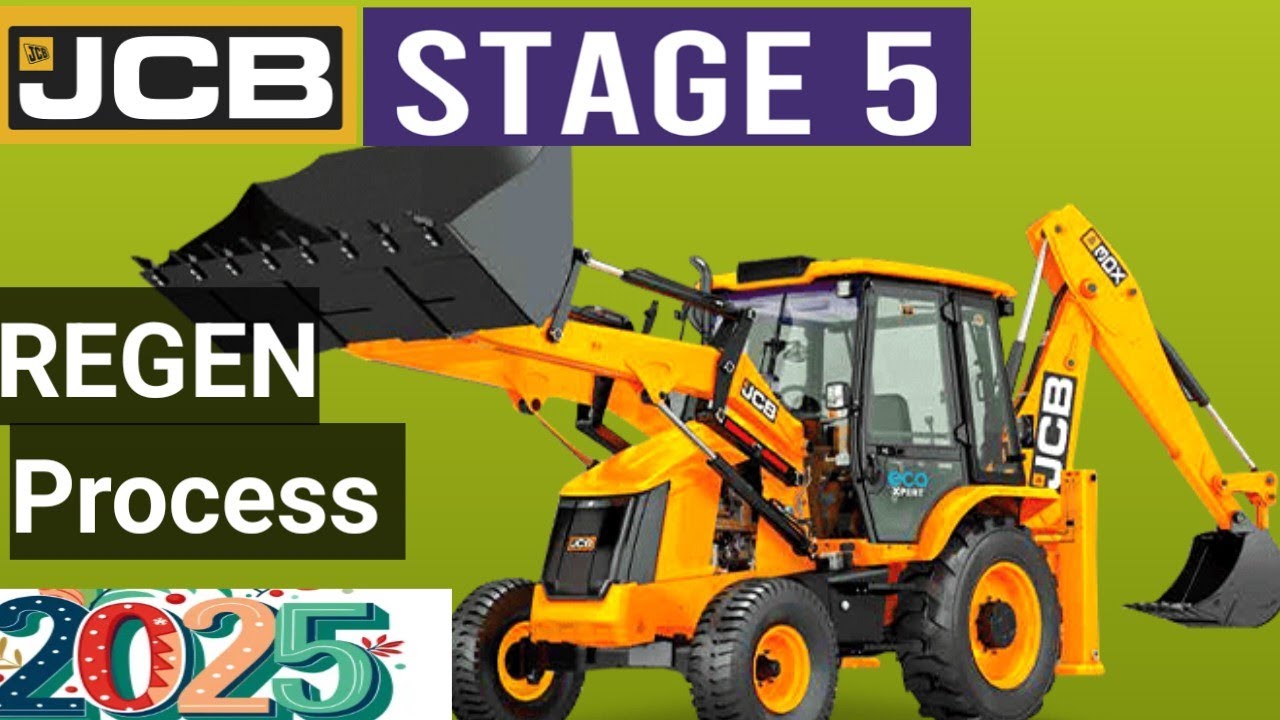 JCB STAGE 5 REGEN PROCESS Backhoe loader ! jCB stage 5 important tips ...
