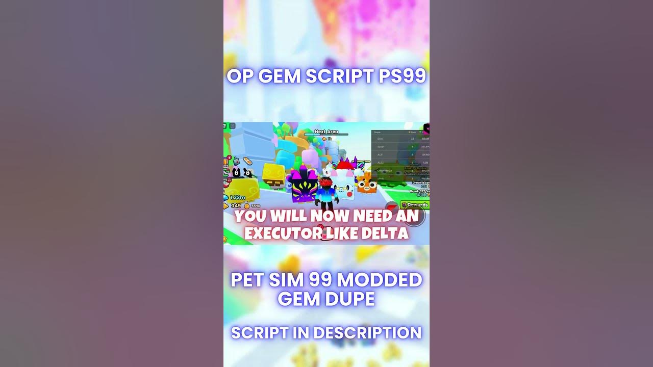 GEM DUPE SCRIPT PS99 MODDED PASTEBIN ELEMENTAL WORLD - YouTube