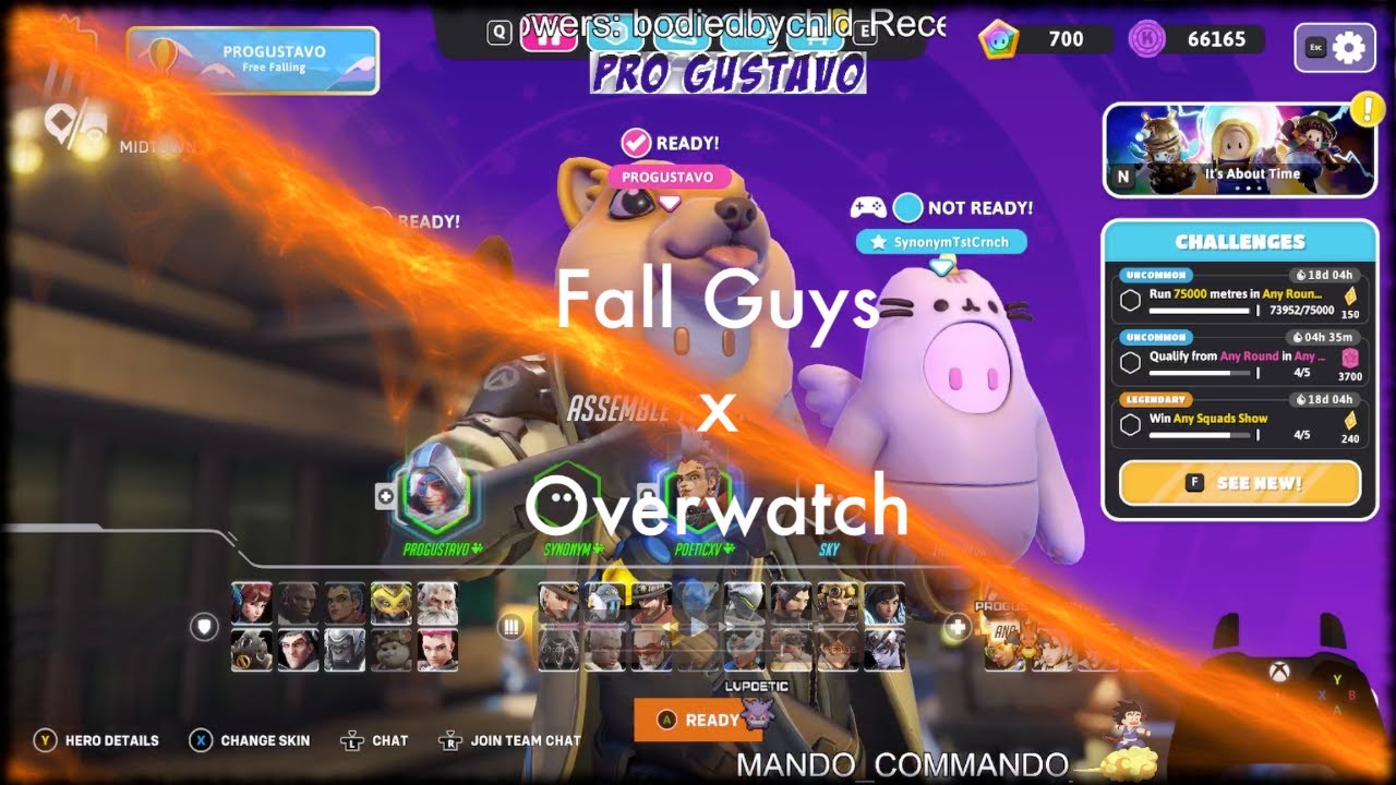 Fall Guys x Overwatch FUNNY MOMENTS - YouTube