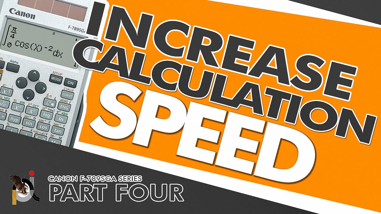 Canon F-789 SGA: Increase Calculation Speed by THREE TIMES (PART 4 ...