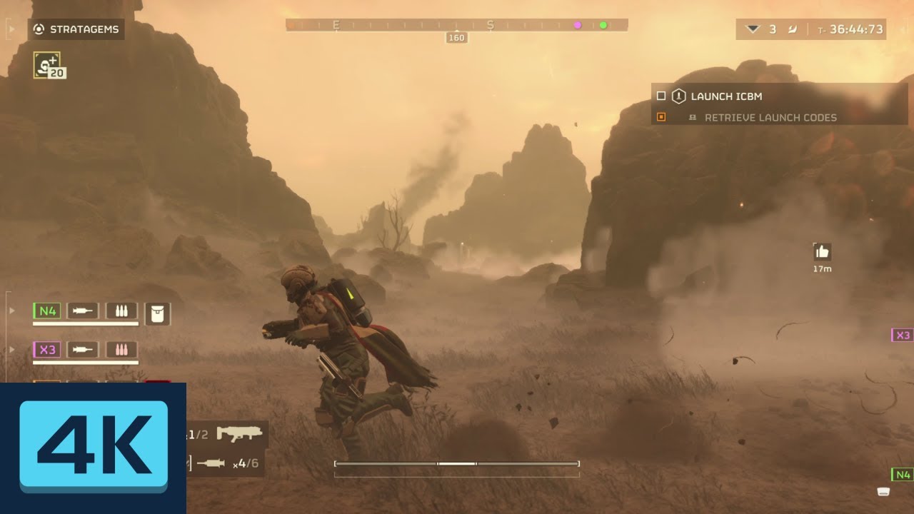 Epic Sci fi Action | Helldiver 2 | 4K gameplay - YouTube