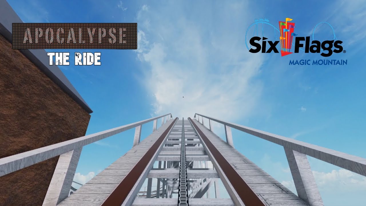 Apocalypse® The Ride - Six Flags Magic Mountain Roblox - YouTube