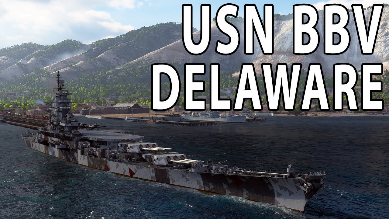 Delaware: New Hybrid BB Line is Pretty Strong - World of Warships - YouTube