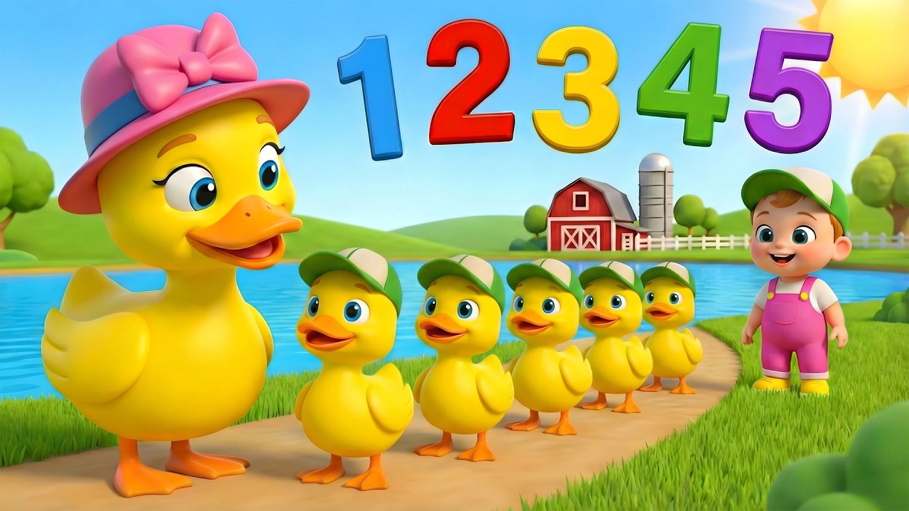 Cinco Patitos 🦆 La Abejita Chiquitita 🐝 La Vaca Lola 🐮 | Canciones ...