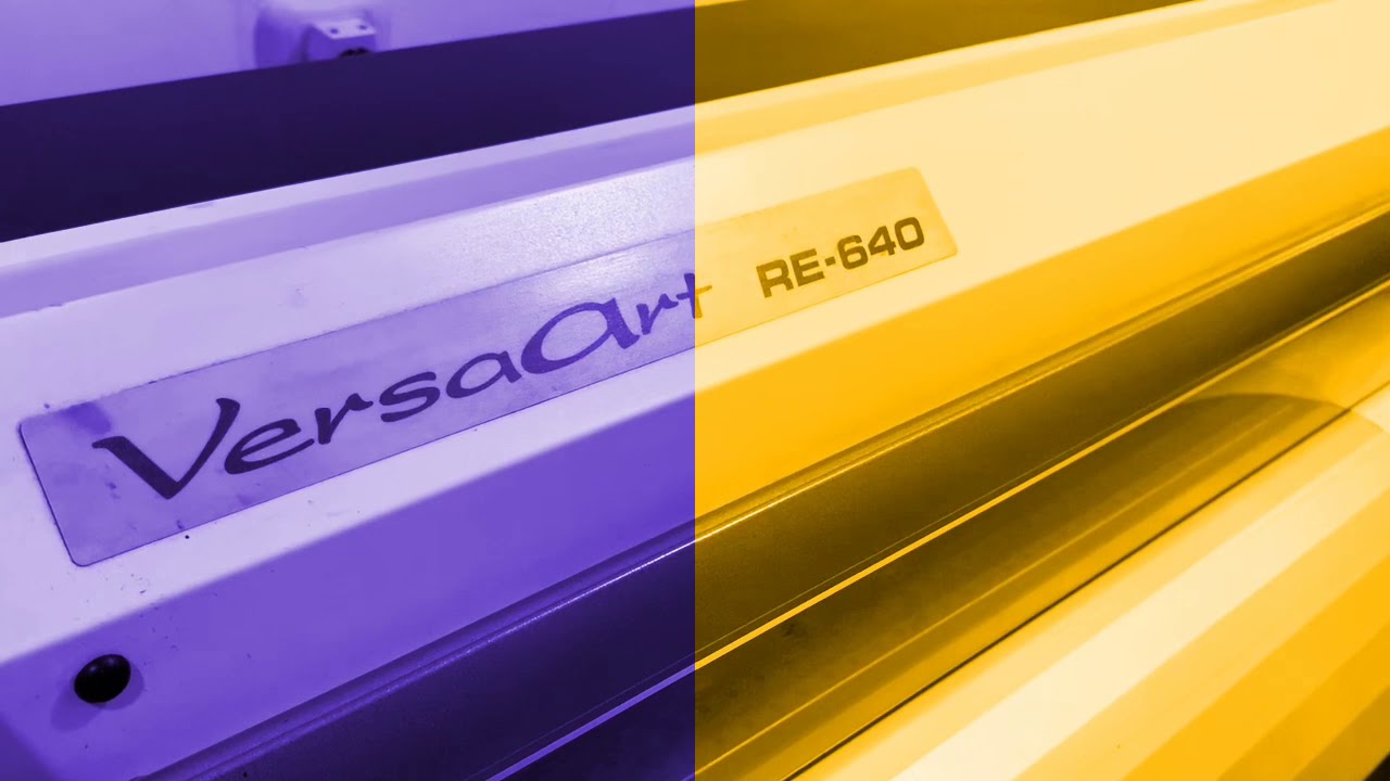Roland RE-640 VersaArt - YouTube