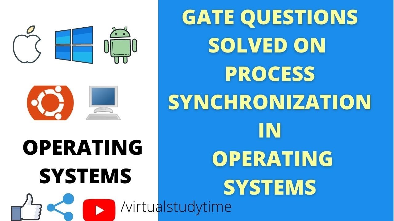 SOLVED GATE QUESTIONS ON PROCESS SYNCHRONIZATION|OPERATING SYSTEM ...