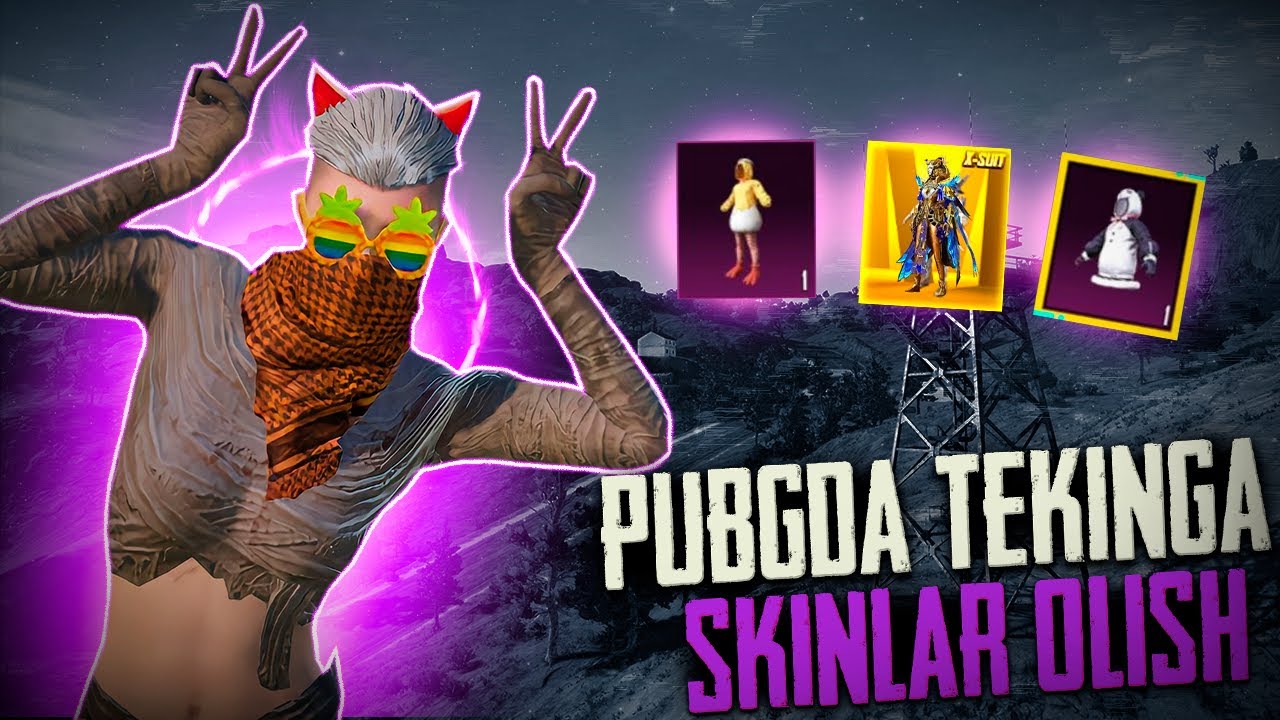 🤩PUBG MOBILE TEKINGA KIYIM OLISH🔥 // TEKINGA KIYIM OLISH😱 - YouTube