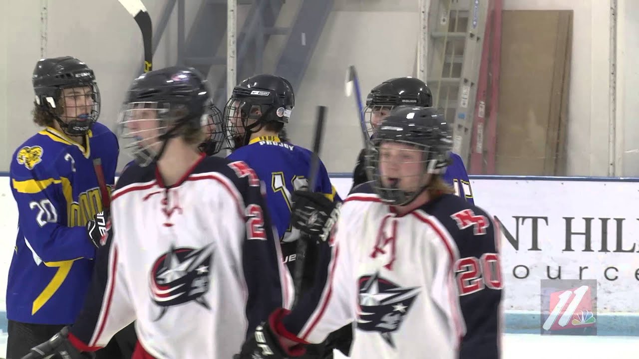 HS HOCKEY MONROE RAMS AT NORTH POLE PATRIOTS 01 12 2016 - YouTube