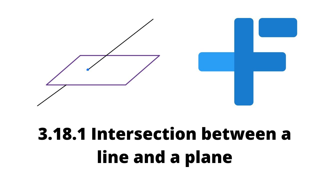 A Line Intersecting A Plane In Real Life