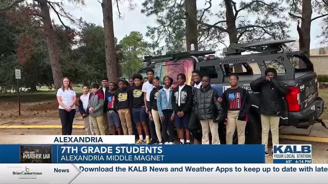 First Alert Weather Lab: Alexandria Middle Magnet School - YouTube