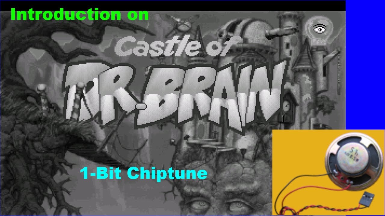 Castle of Dr. Brain [MS DOS] Introduction on IBM PC Speaker - YouTube