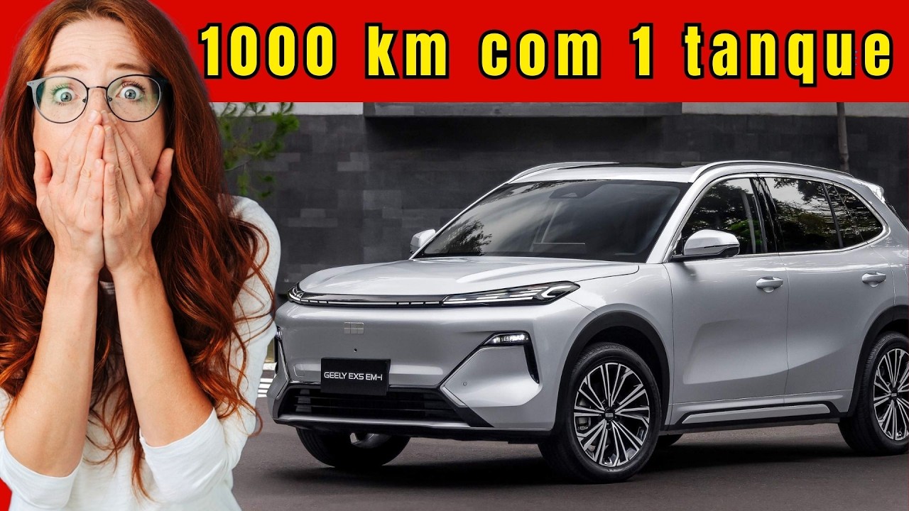 Você Conhece O Geely EX5 EMi SUV HÍBRIDO QUE PODE RODAR ATÉ 1000 KM ...