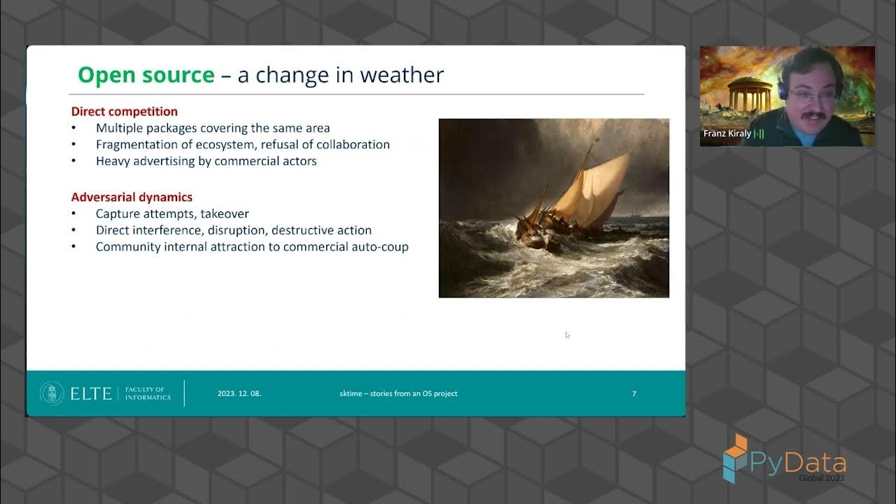 Franz Kiraly - sktime: Trials and tribulations of a charitable, openly governed open source ...