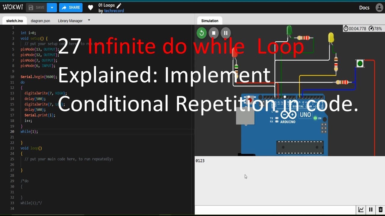 27 Infinite do while loop Loop Explained: Implement Conditional Repetition in code. - YouTube