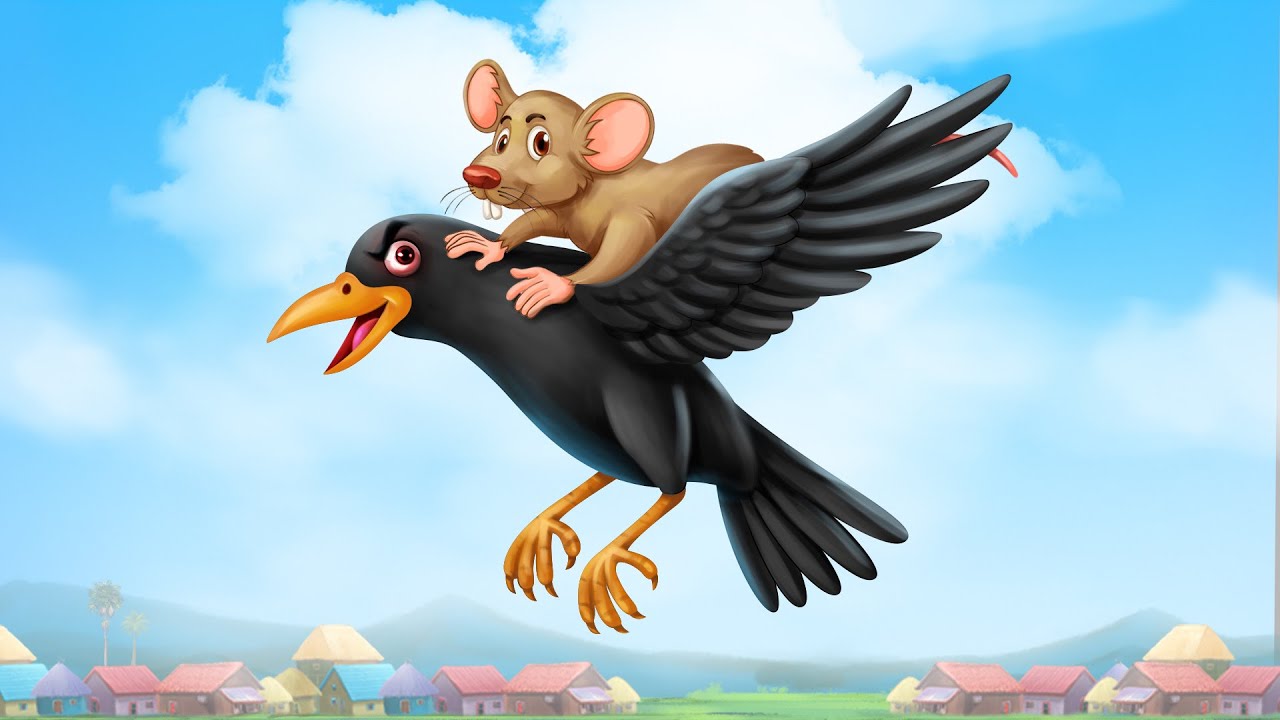 कौवा और चूहे की दोस्ती - FRIENDSHIP OF CROW AND RAT Story | Hindi Moral ...
