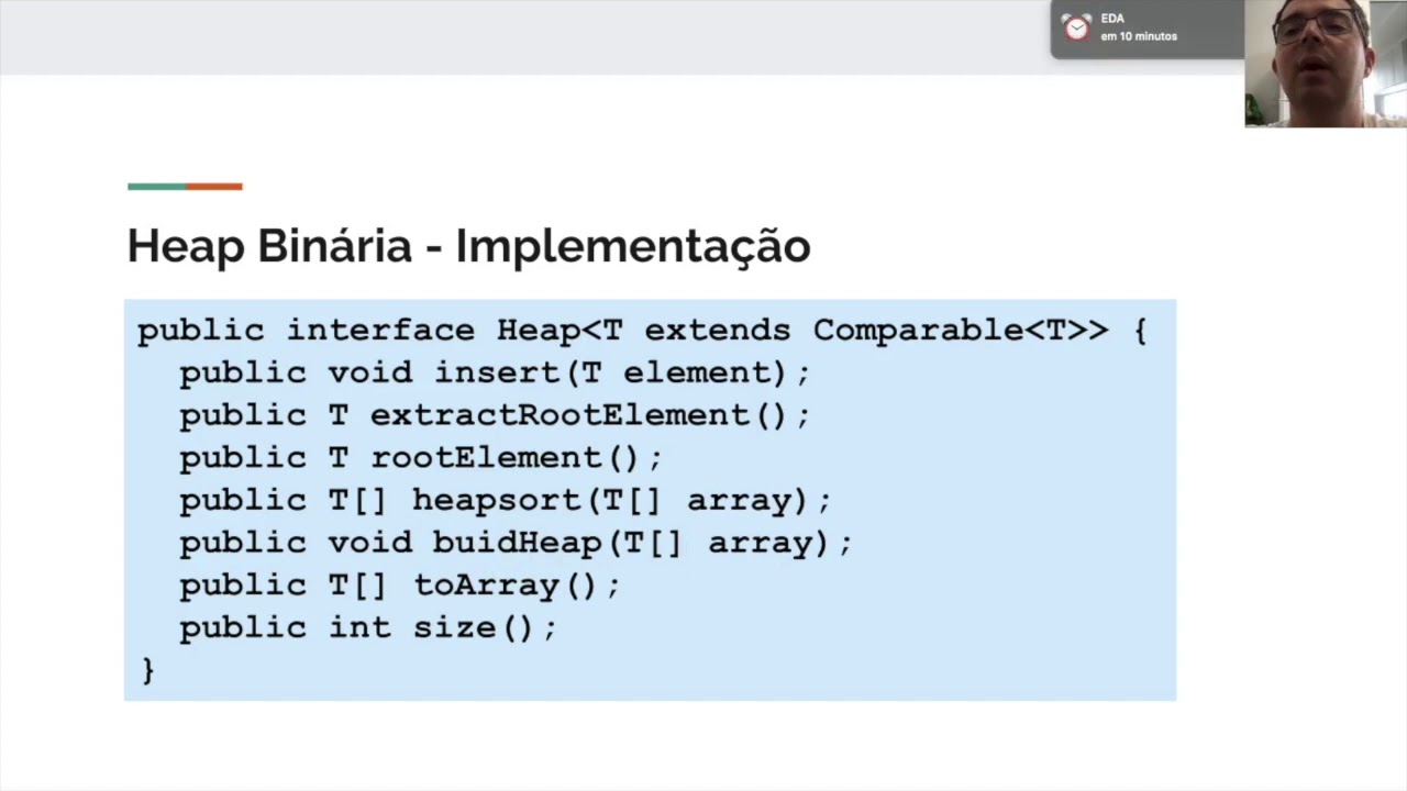 Heap binária - implementação - YouTube