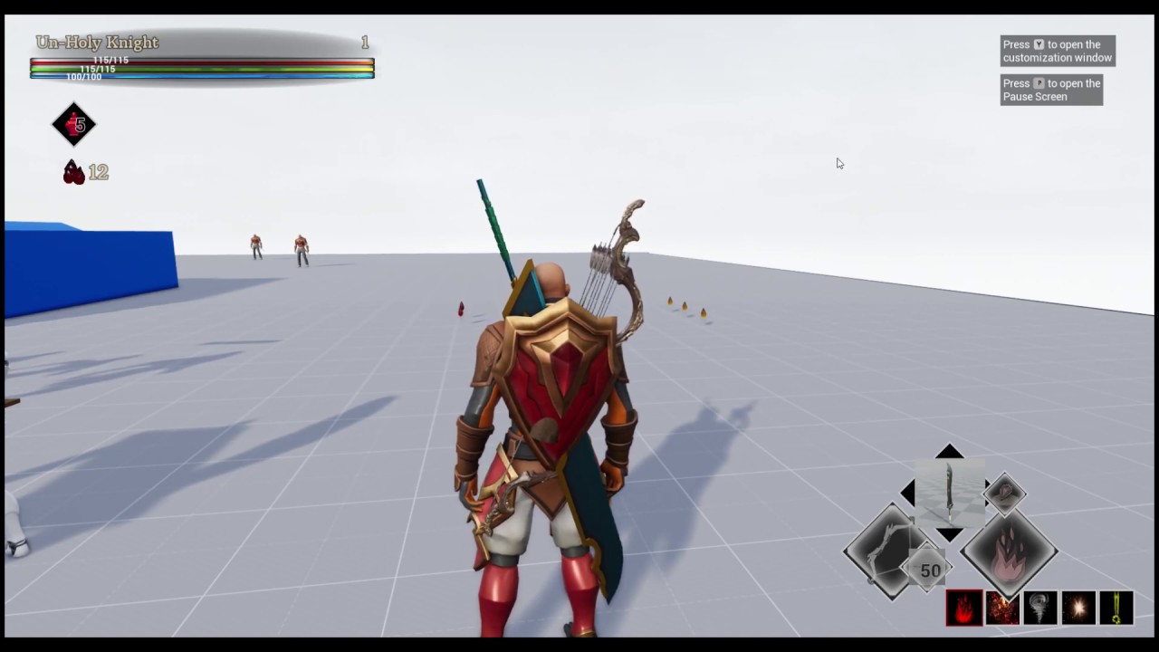 Stylized ARPG GreatSword test UE4 - YouTube