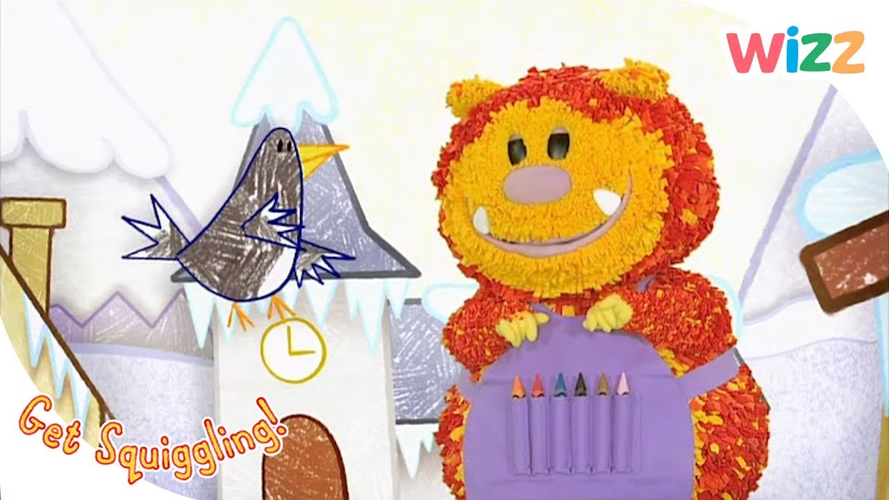 Get Squiggling - Drawing In Winter | How to Draw | Wizz | Cartoons for ...