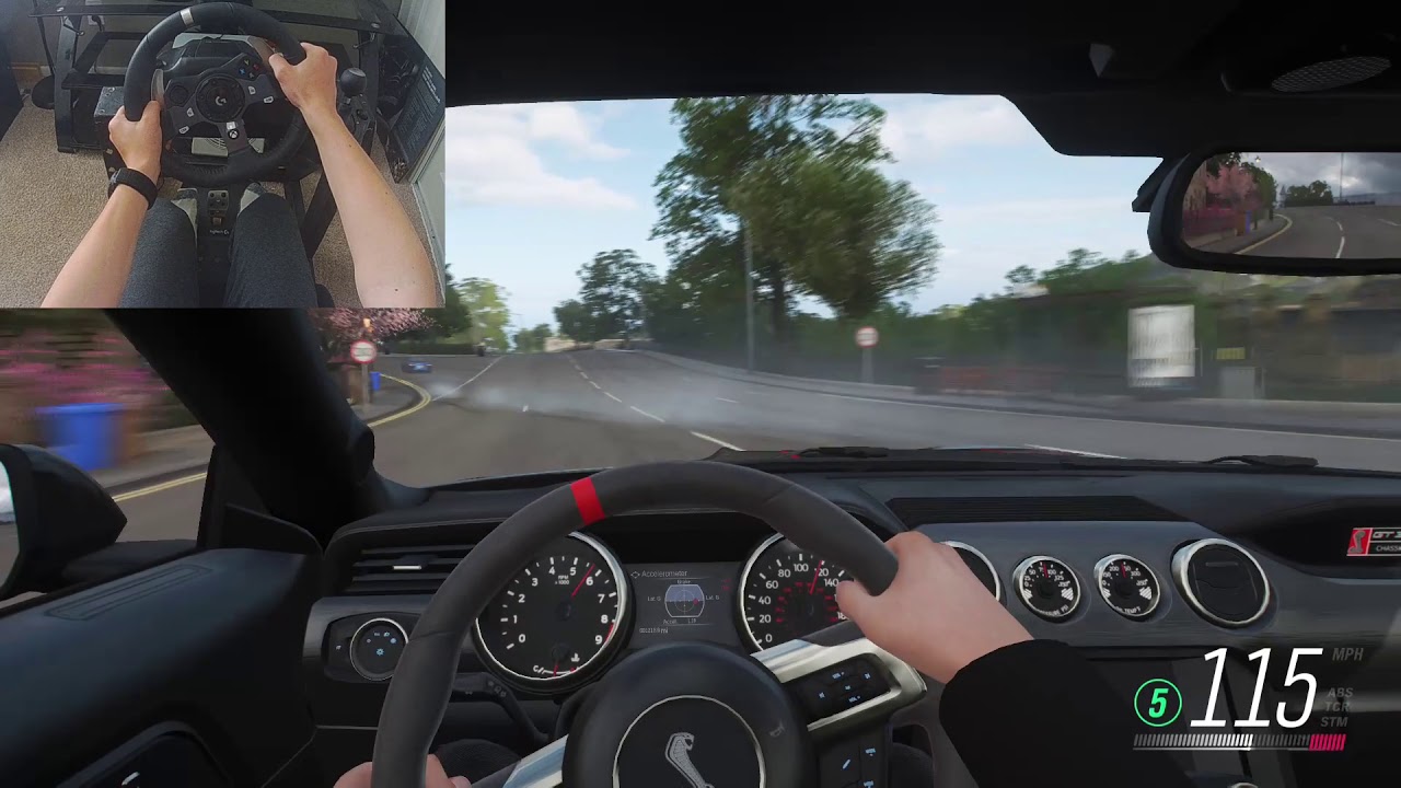 Forza horizon 4 Ford Mustang GT350R First person + Wheel Cam Test Drive ...