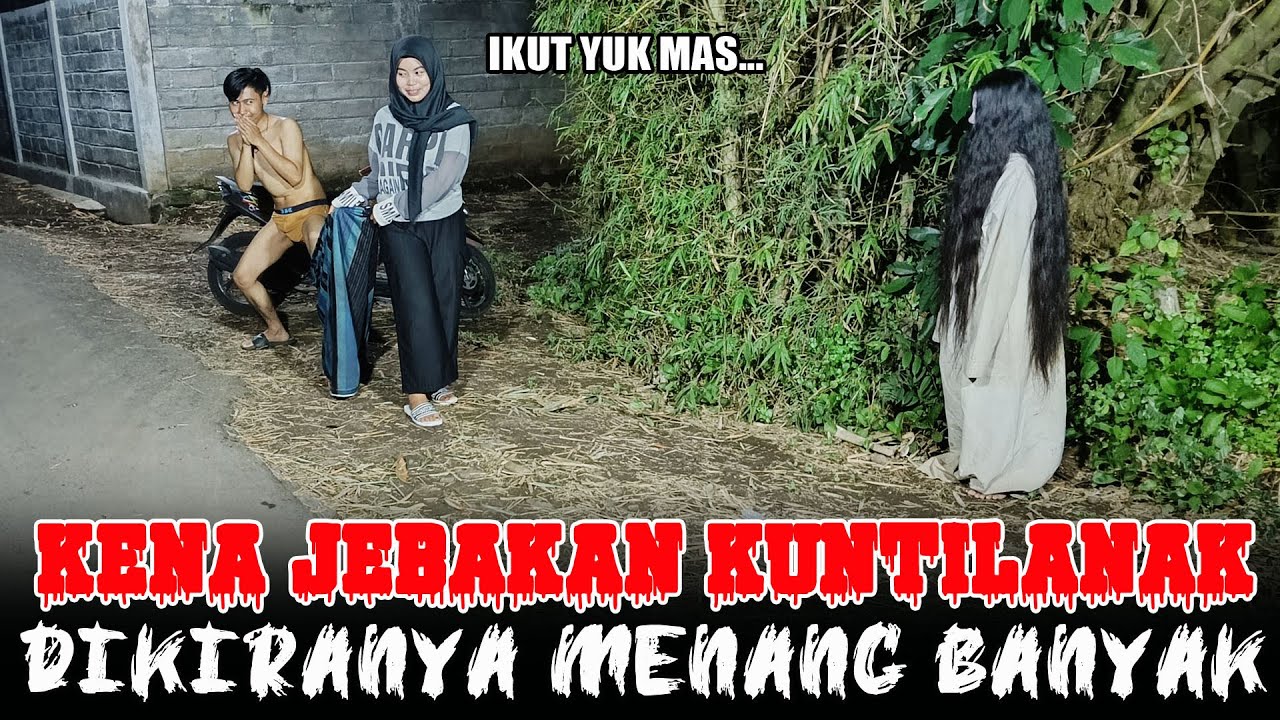 PRANK KUNTILANAK TERBARU | KENA JEBAKAN CEWEK CANTIK | FUNNIEST GHOST PRANK - YouTube
