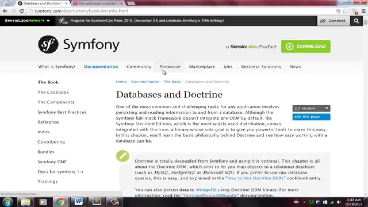 Application Symfony2 : Part 2 Insertion et affichage des categories - YouTube