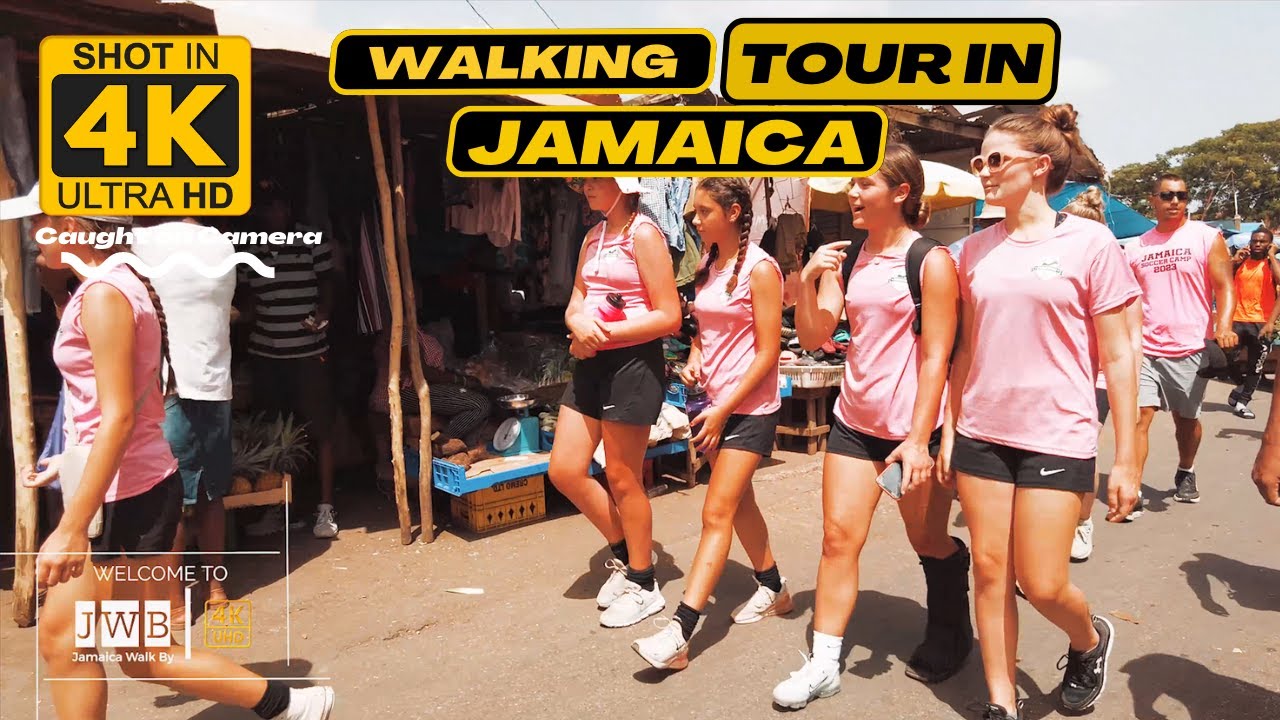 🔴 ️AMERICAN GIRLS SOCCER⚽TEAM Touring May Pen Market | FIRST TIME In ...