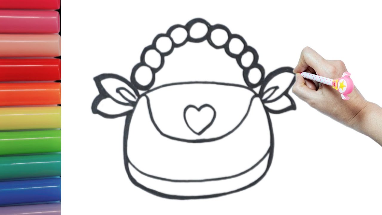 DRAWING AND COLORING BAG FOR KIDS AND TODDLERS - YouTube