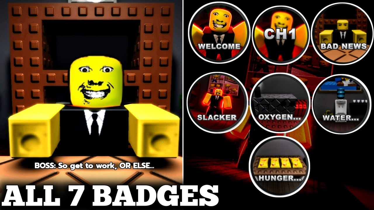 How To Get All 7 BADGES In Weird Strict Boss Full Tutorial | Weird Evil ...