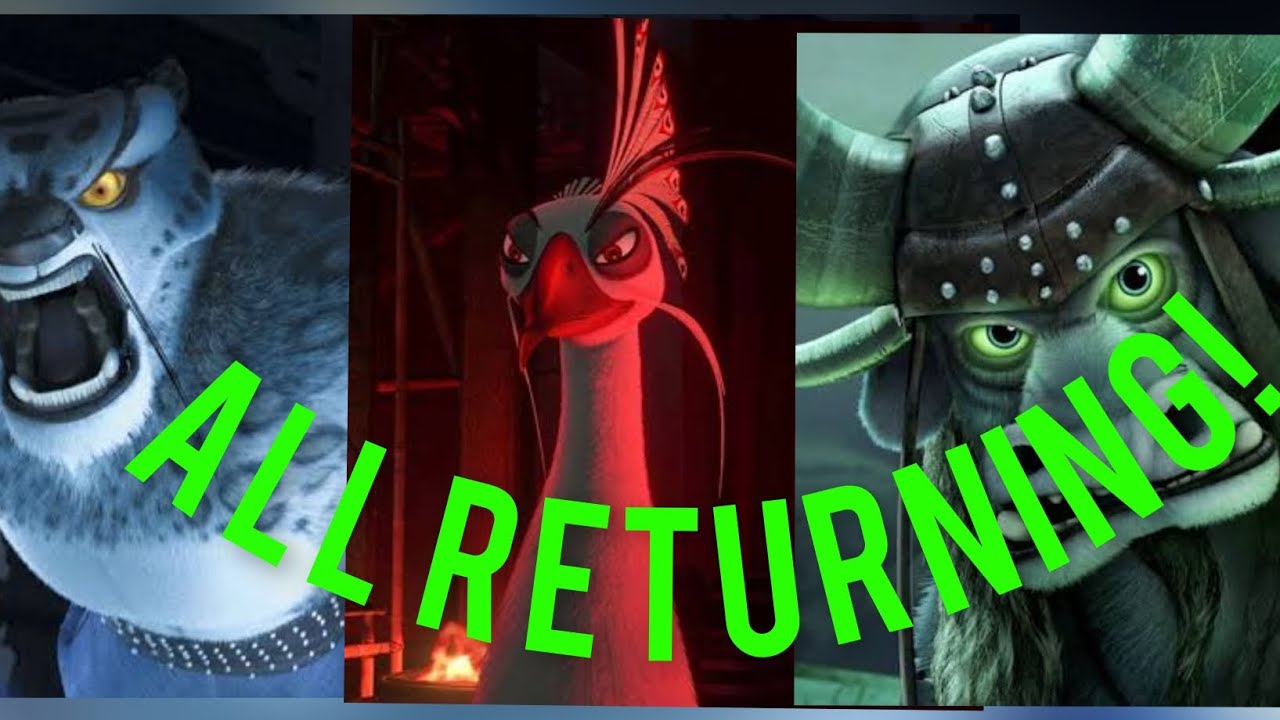 ALL KUNG FU PANDA VILLAINS RETURNING!!! + Plot Synopsis Revealed - YouTube