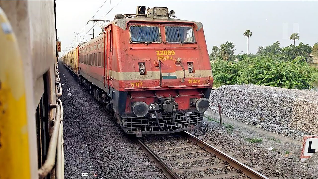 krishna Express Crossing Krishna Express | Indian Railways - YouTube