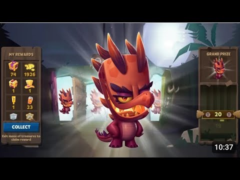 zooba completing maze of treasure and unlock new character #edna - YouTube