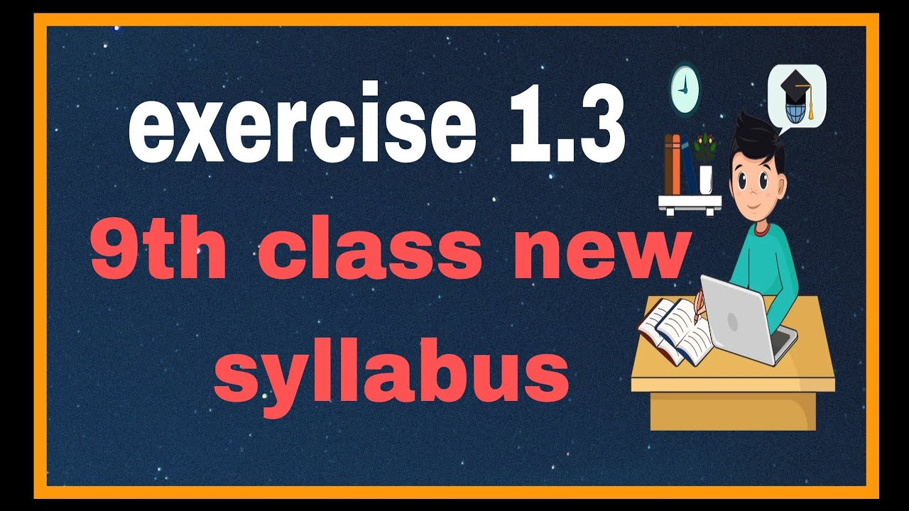 9th class new syllabus 2023-24 exercise 1.3 in hindi - YouTube