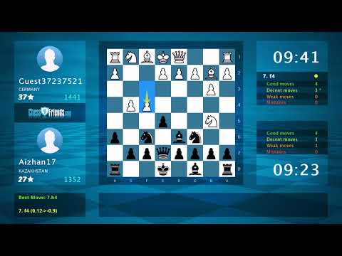 Chess Game Analysis: Guest37237521 - Aizhan17 : 0-1 (By ChessFriends.com)
