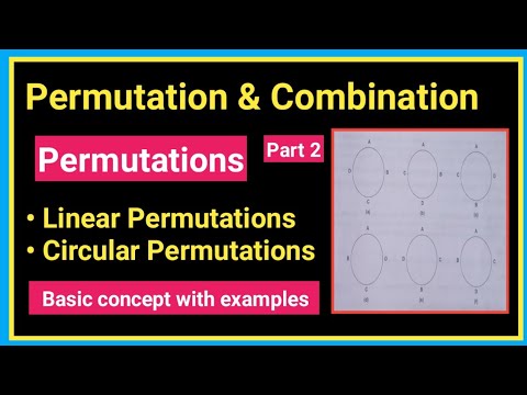 02 Permutation and Combination ||Permutations And Combinations Formulas ...