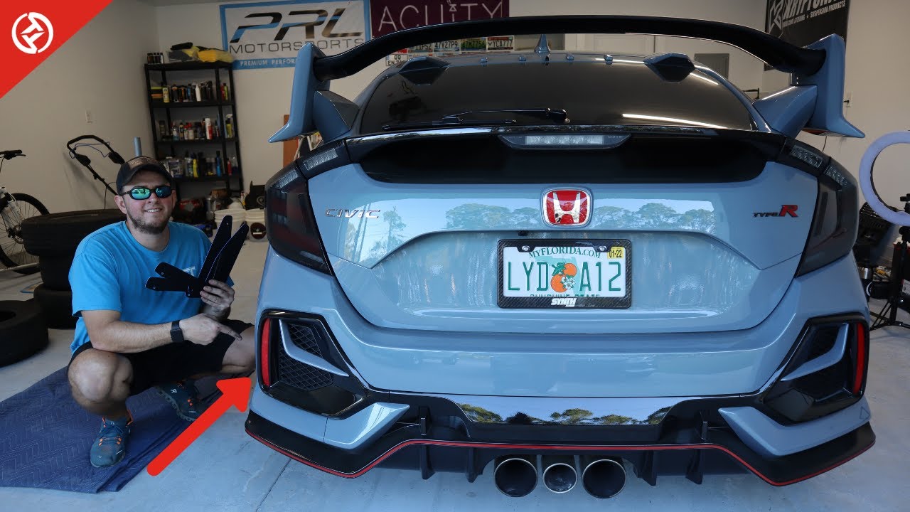 INSTALLING REAR ROCK GUARDS ON THE TYPE-R! - YouTube