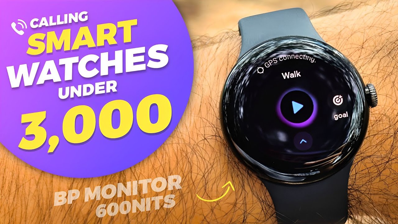 Top 5 Best Smartwatches Under 3000 🔥 Best Smartwatch under 3k in INDIA ...